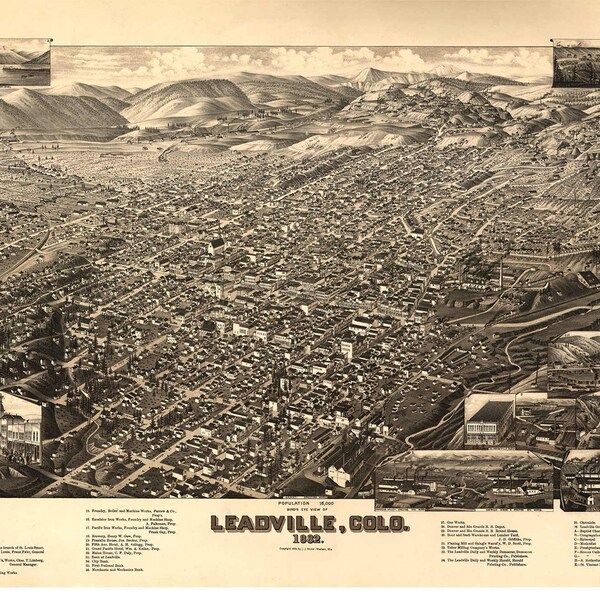 Owatonna 1879 Old Town Map With Homeowner Names Minnesota Reprint ...