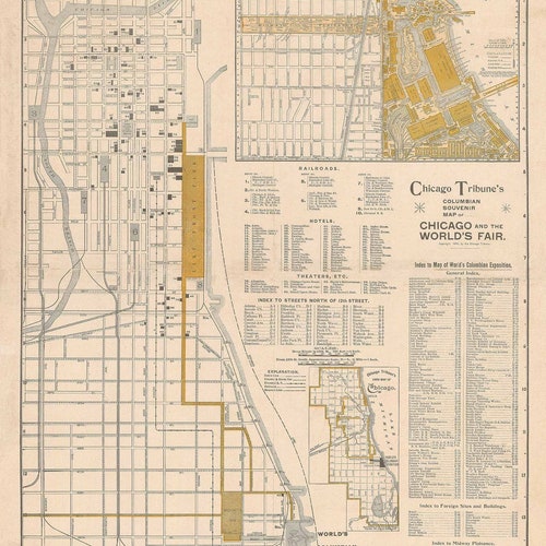 Chicago World Columbian Exposition 1893 Illinois Chicago - Etsy