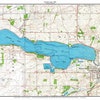 Clear Lake Ca. 1960 Old Topographic Map USGS Custom Composite Reprint ...