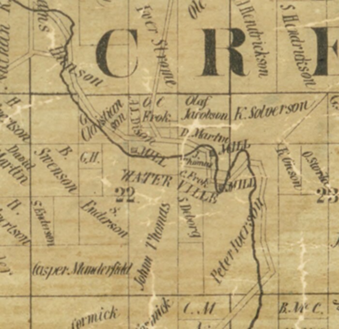 Allamakee County Iowa 1872 Old Wall Map Reprint With | Etsy