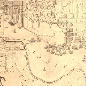 Baltimore 1792 Map Folie Reprint - Etsy