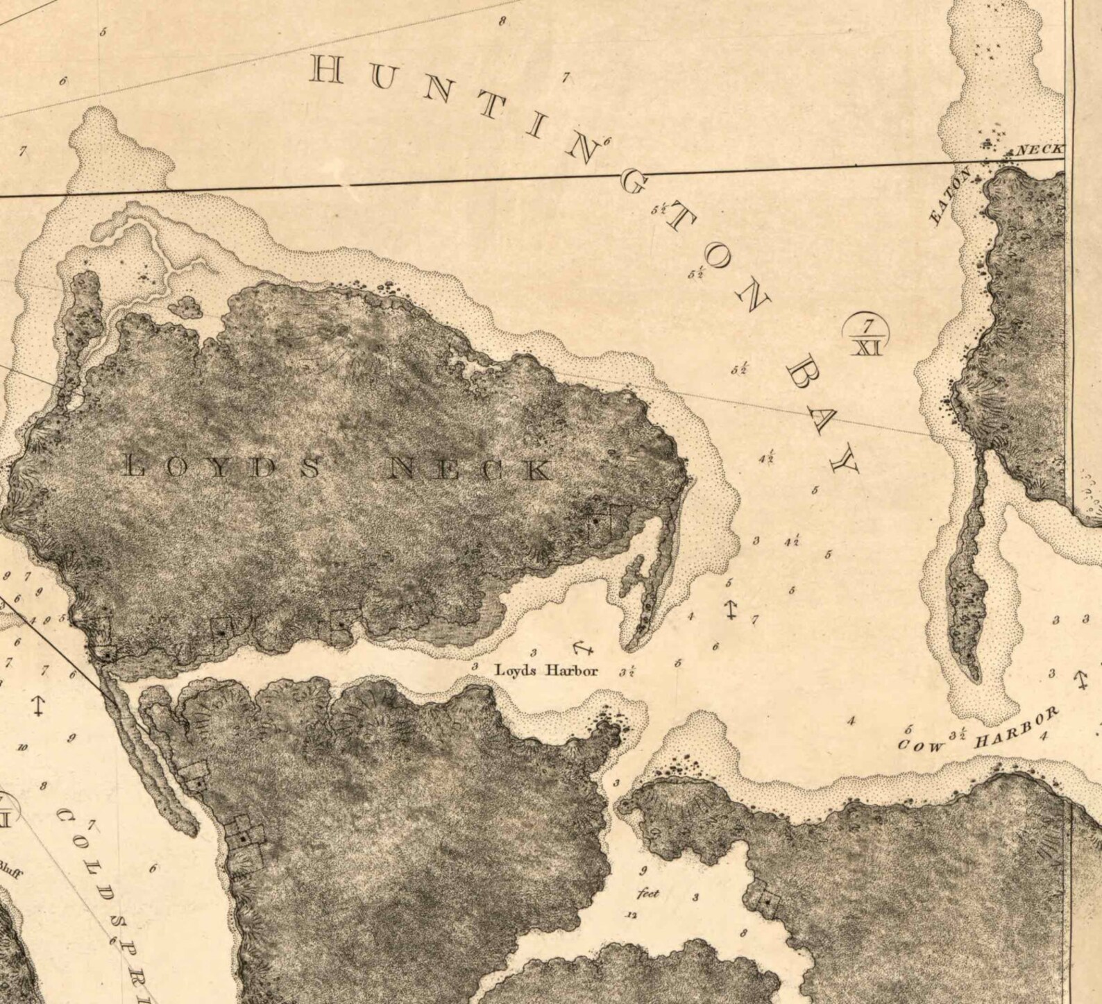 Hells Gate Oyster Bay Long Island Sound 1779 Map - Etsy