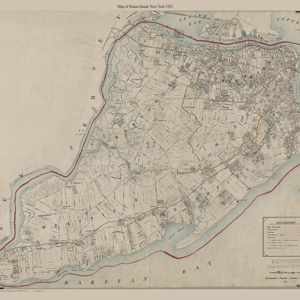 Junius 1850 Old Town Map With Homeowner Names New York Reprint ...