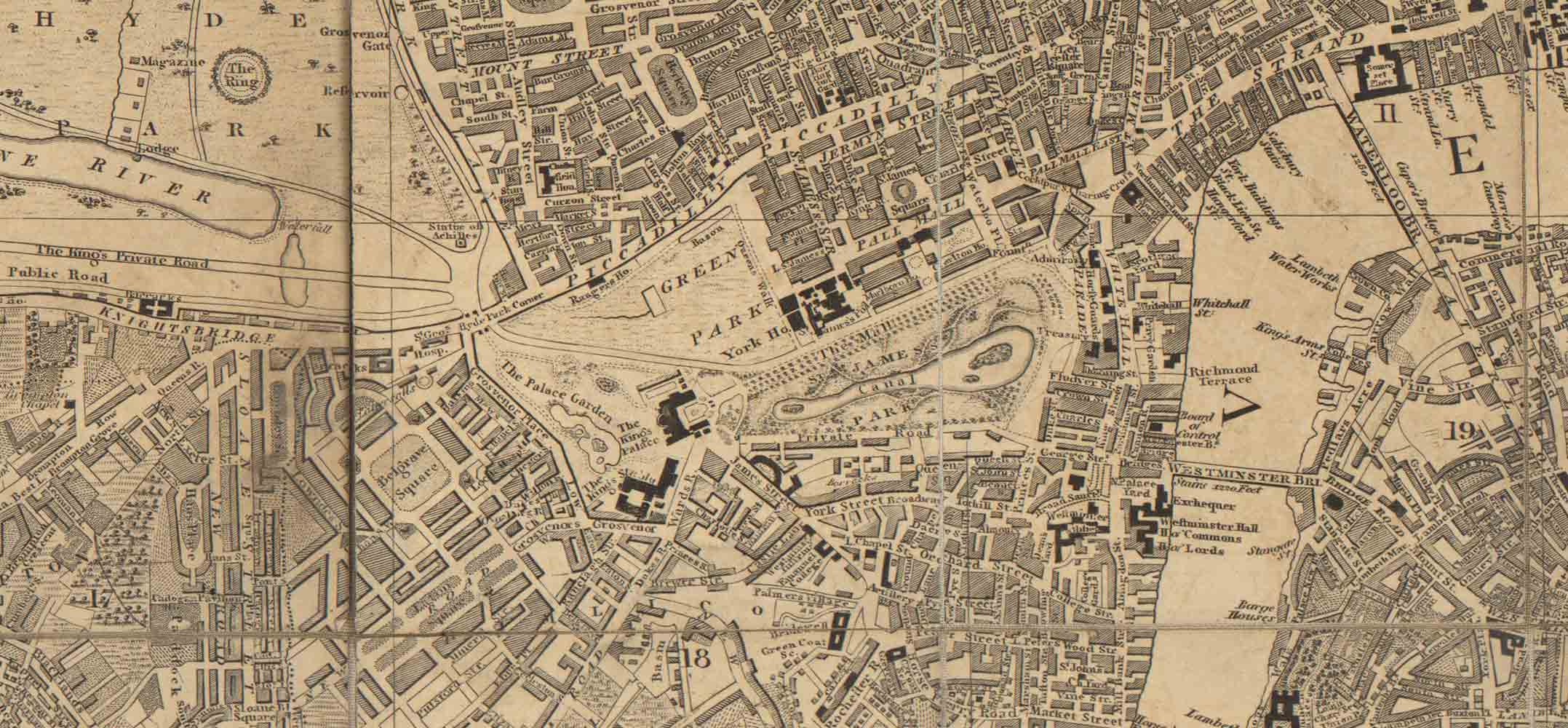 London England 1830 Old Map Reprint - Etsy