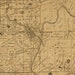 Muskingum County Ohio 1852 - Old Wall Map Reprint With Homeowner Names ...