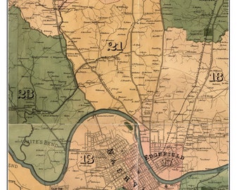 Old Davidson Map - Etsy