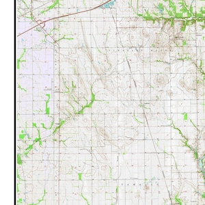 Carlyle Lake 1974 USGS Old Topographic Map - Custom Composite Illinois ...