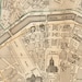 Old Map of Paris 1845 France - Tourist Guide -- Street Index-- Reprint ...