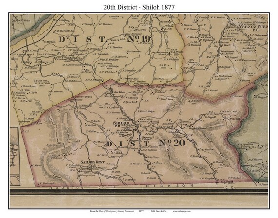 Shiloh Map