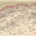 France 1871 German Map of France With Detailed Topography Old Map ...