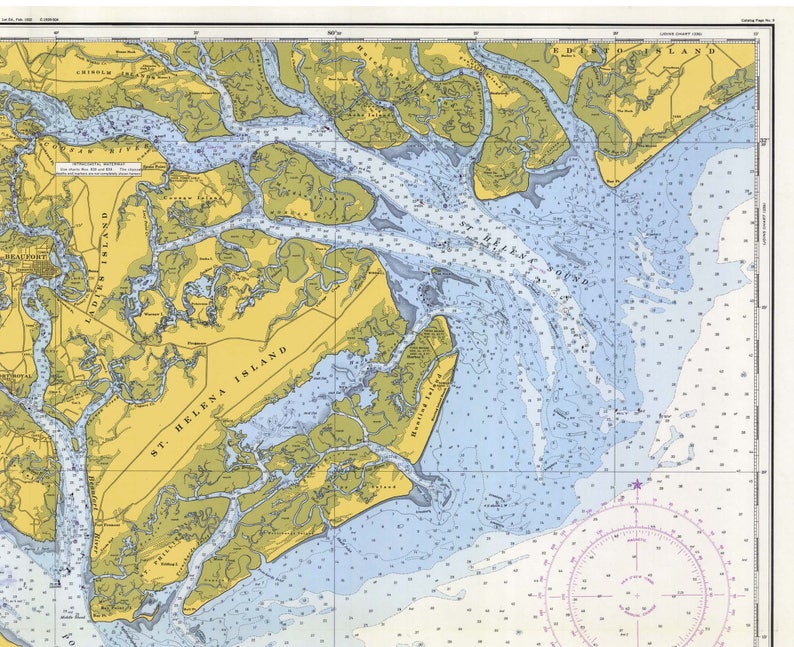 St Helena Sound to Savannah River-1957 - Beaufort Hilton Head Port ...
