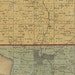 Auglaize County Ohio 1860 Old Wall Map Reprint With Homeowner Names ...