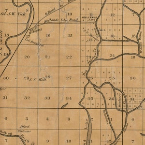 Issaquena County Mississippi 1873 - Old Wall Map With Landowner Names ...