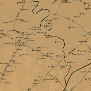 Fayette County Kentucky 1891 - City of Lexington Old Wall Map With ...
