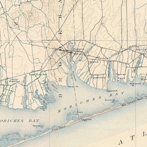 Riverhead & Southampton, Long Island, New York - 1904 USGS Old ...