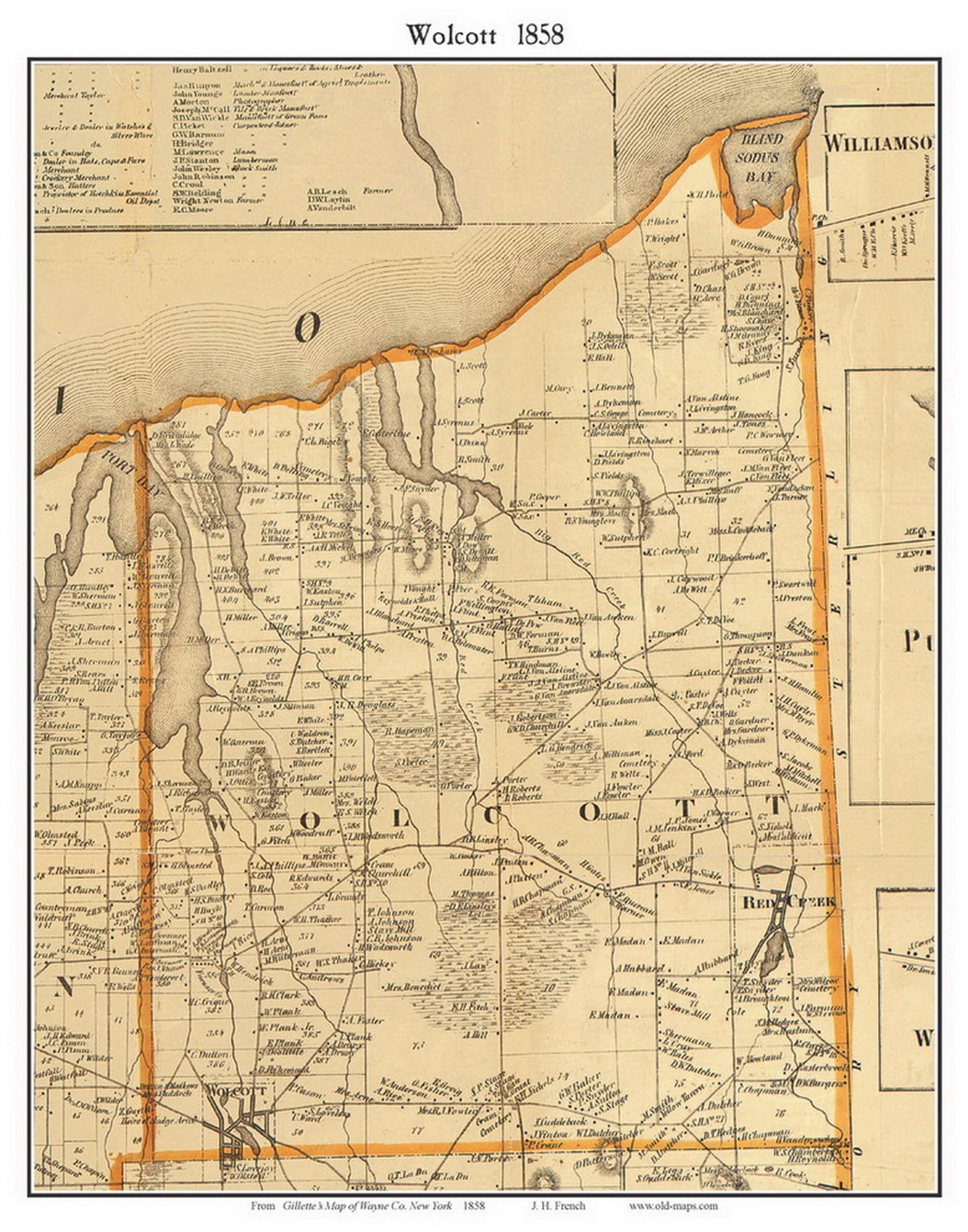 Wayne County Ny Map