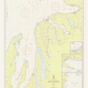 Grand Traverse Bay to Little Traverse Bay - 1957 Lake Michigan ...
