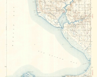 Weeks Bay Alabama Map - Etsy