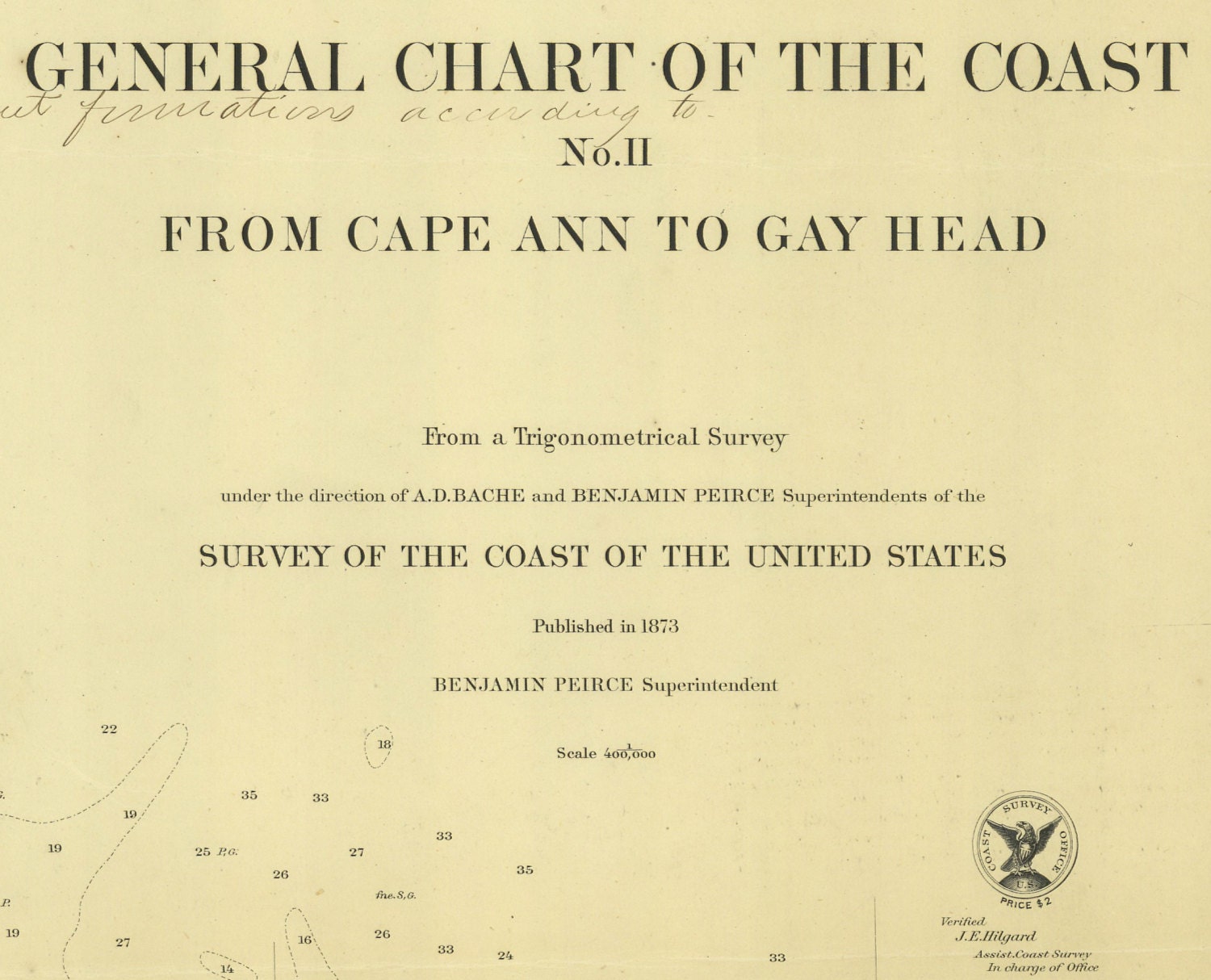 Cape Ann to Gay Head 1873 Nautical Map Massachusetts Reprint | Etsy