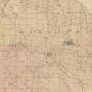St. Francois County Missouri 1882 - Old Wall Map With Landowner Names ...