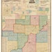 Morgan County Indiana 1875 - Old Wall Map Reprint With Homeowner Names ...