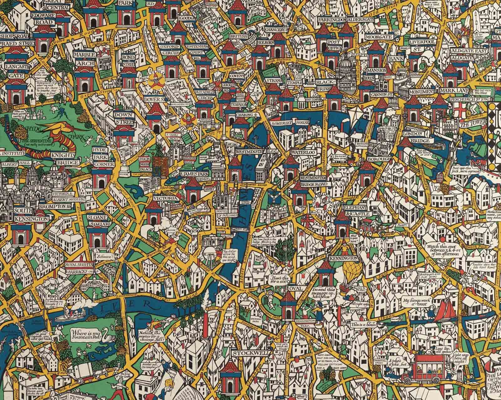 London England 1914 Old Map Reprint - Etsy UK