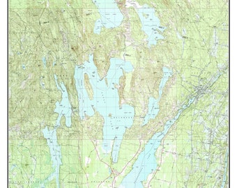 Belgrade Lakes | Etsy