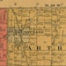 Miner County South Dakota 1898 - Old Wall Map With Landowner Names ...