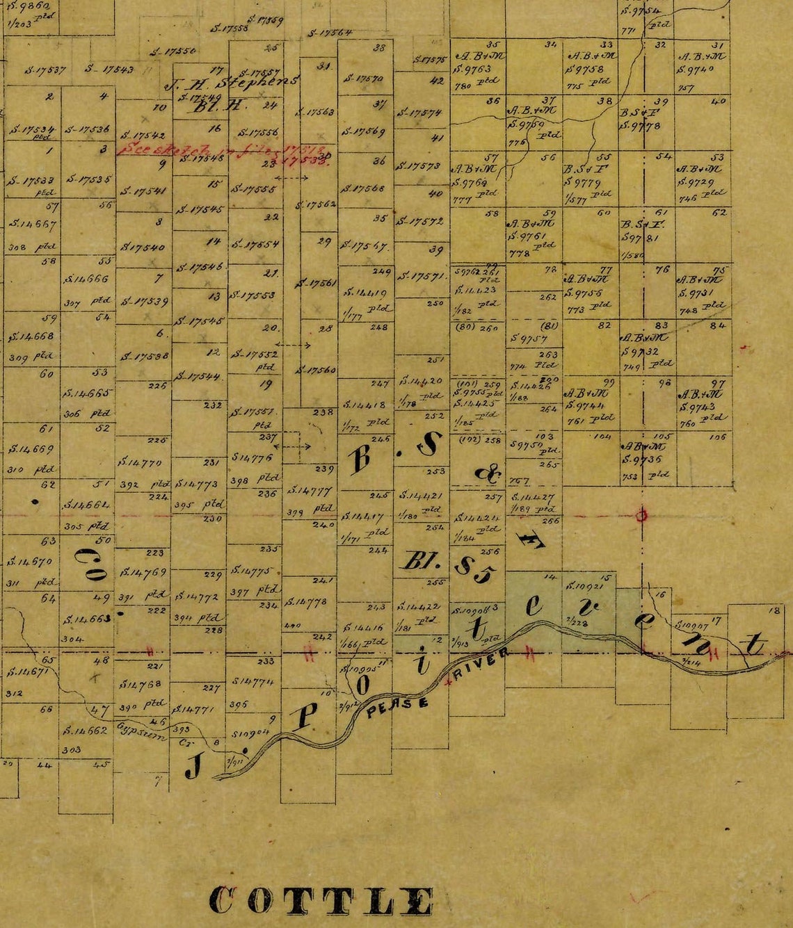 Hall County Texas 1881 Old Wall Map Reprint With Lot | Etsy