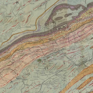Washington County, Virginia 1890 Old Wall Map Homeowners Names ...