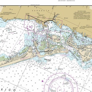 Charlotte Harbor Tampa Bay 2014 Map Nautical Chart Reprint Sarasota ...
