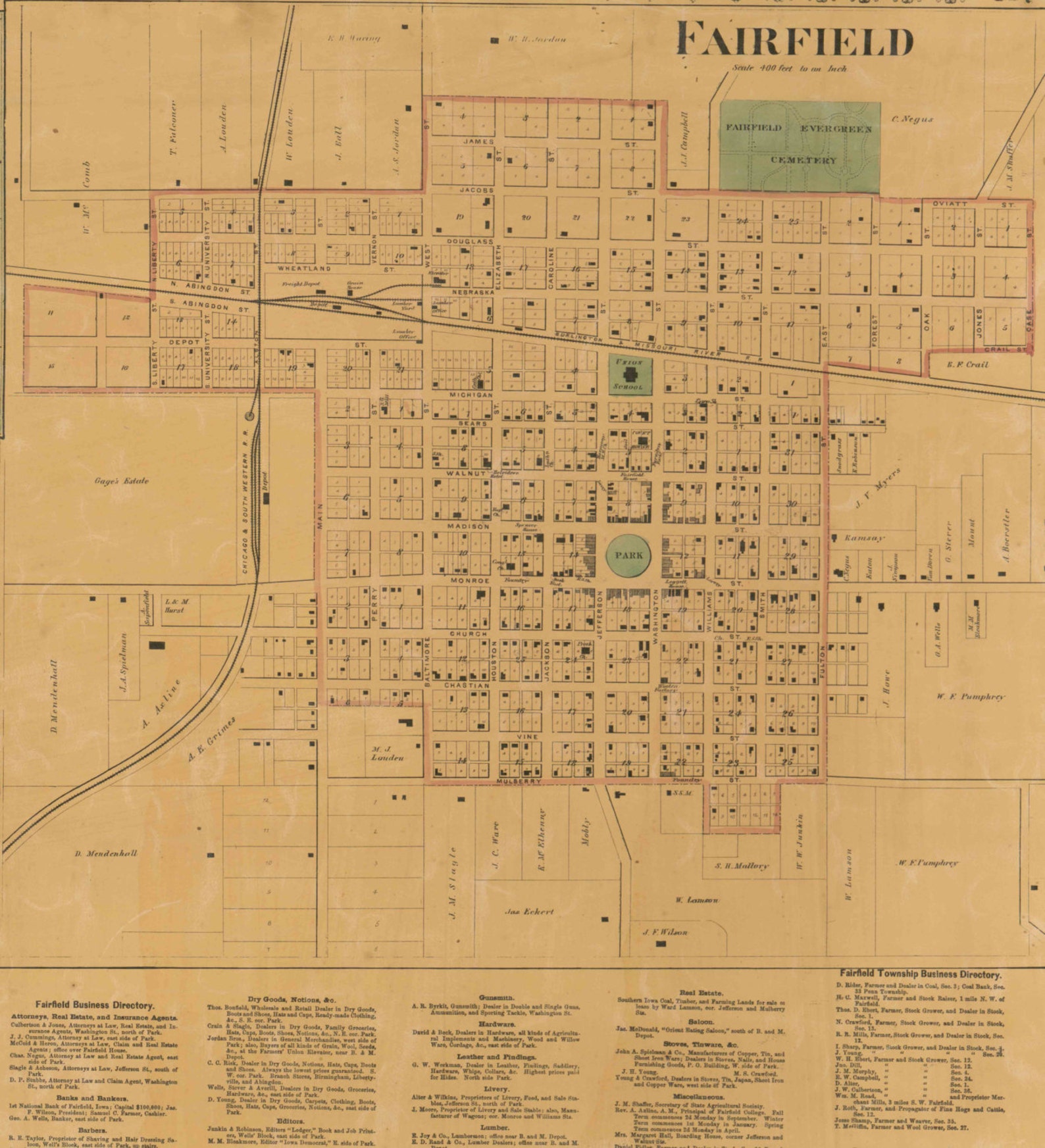 Jefferson County Iowa 1871 Old Wall Map With Landowner Names - Etsy UK