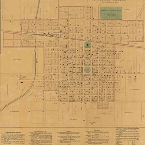 Jefferson County Iowa 1871 Old Wall Map With Landowner Names Farm Lines ...