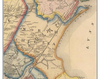 Chelsea Ma Map - Etsy