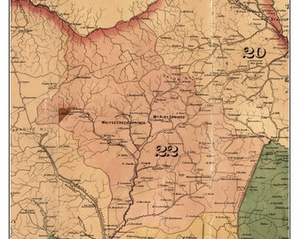 Old Davidson Map - Etsy
