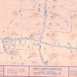 Wendell Massachusetts 1984 Set of Tax Maps- 14 Maps - Very Detailed ...