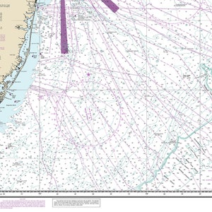 Approaches to New York Nantucket Shoals Five Fathom Bank - Etsy