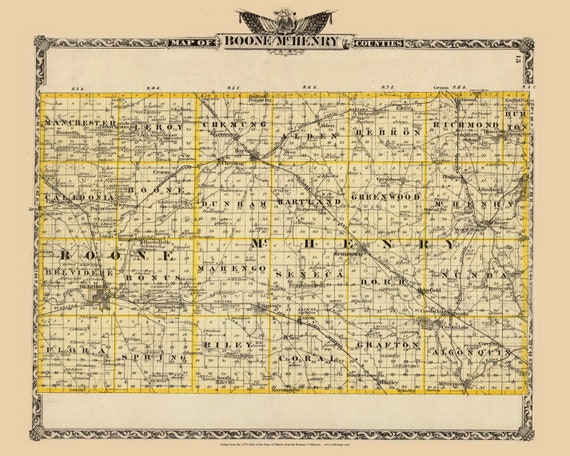 Boone Iowa Plot Map