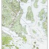 Barbee Lakes Chain 1950 Old Topographic Map USGS Irish Lake Kuhn Lake ...