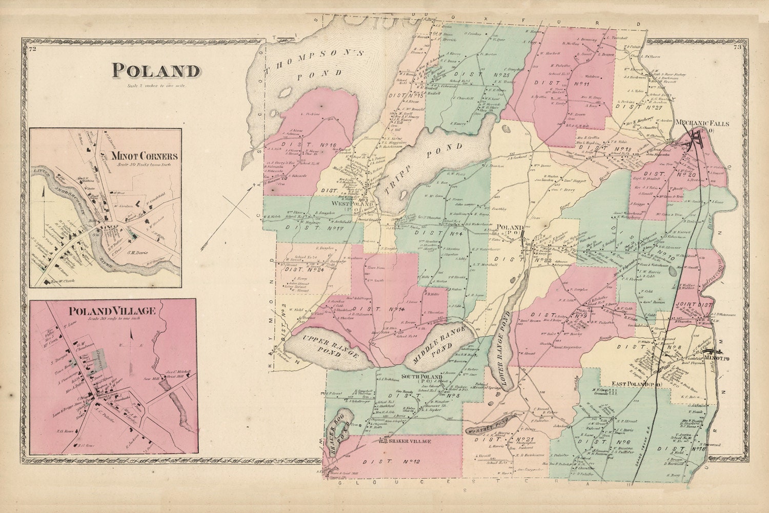 Map Of Poland With Villages