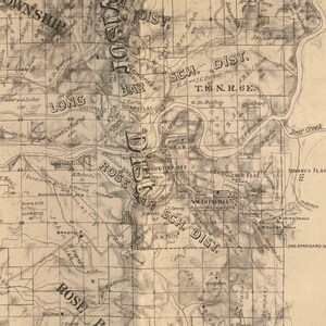Yuba County California 1887 - Old Wall Map Reprint With Landowner Names ...