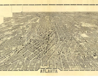 Georgia Tech Map Print - Etsy
