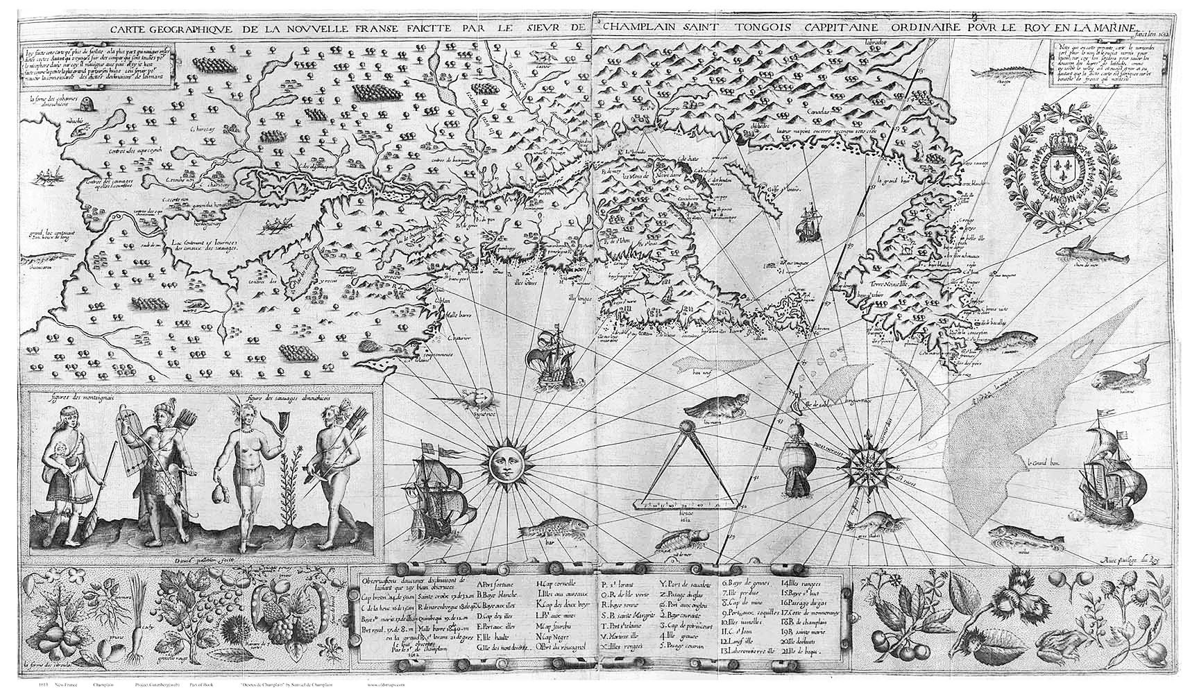Samuel De Champlain Maps