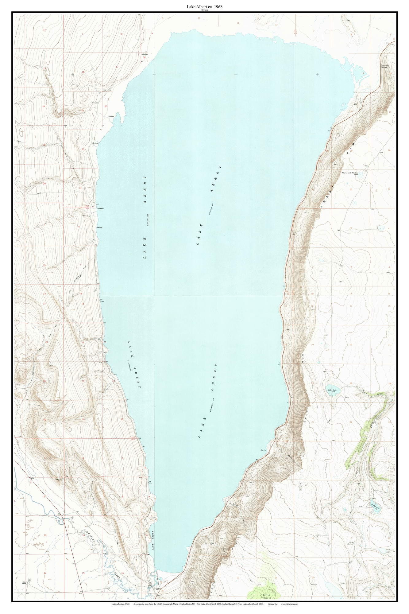 Lake Albert Map
