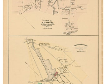 Old Wareham Map - Etsy