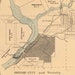 Multnomah County Oregon 1889 Old Wall Map Reprint - Etsy
