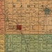 Lake County South Dakota 1899 - Old Wall Map With Landowner Names ...