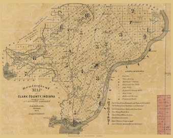 Indian Mounds Map | Etsy