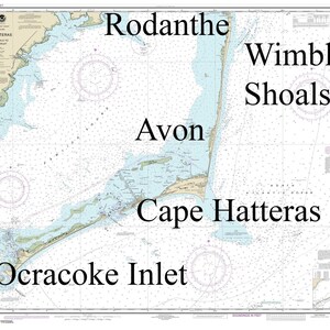 Wimble Shoals to Oracoke Inlet - 2015 - Outer Banks Cape Hatteras Avon ...