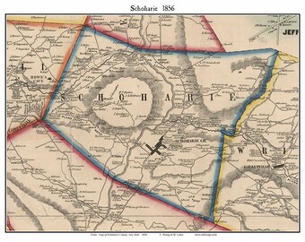 Schoharie County Map - Etsy
